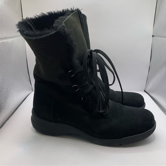 La CANADIENNE | Shoes | La Canadienne Boots Womens 75m Black Leather ...